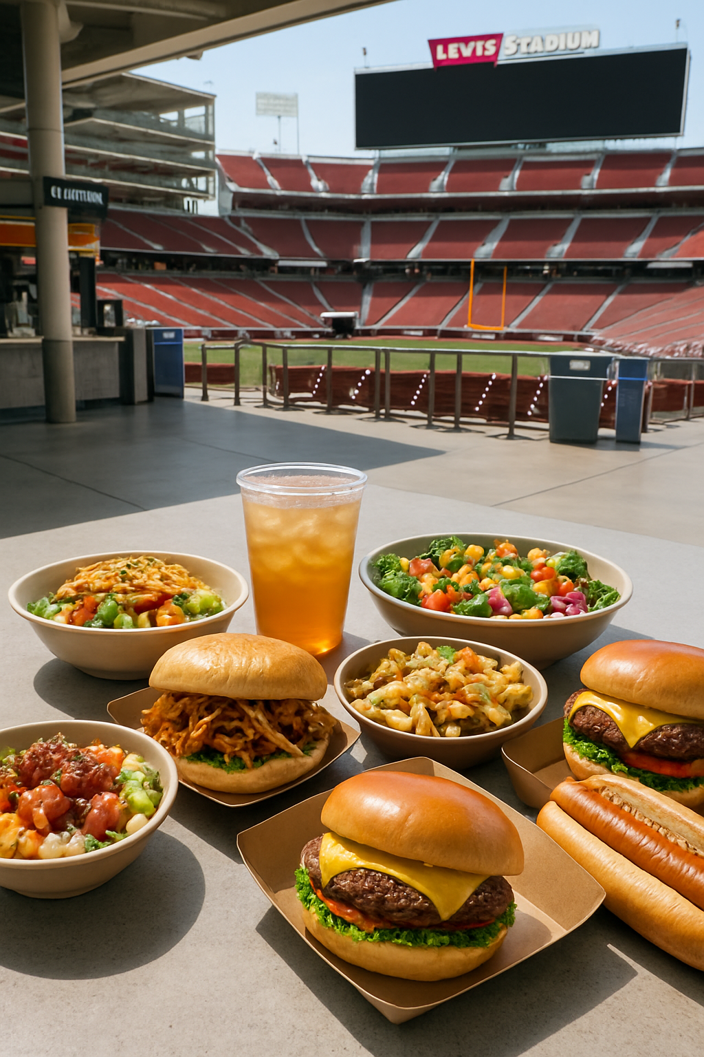 Levi's Stadium Food Guide (2026): Eat Healthy with SnapEat AI - SnapEat AI