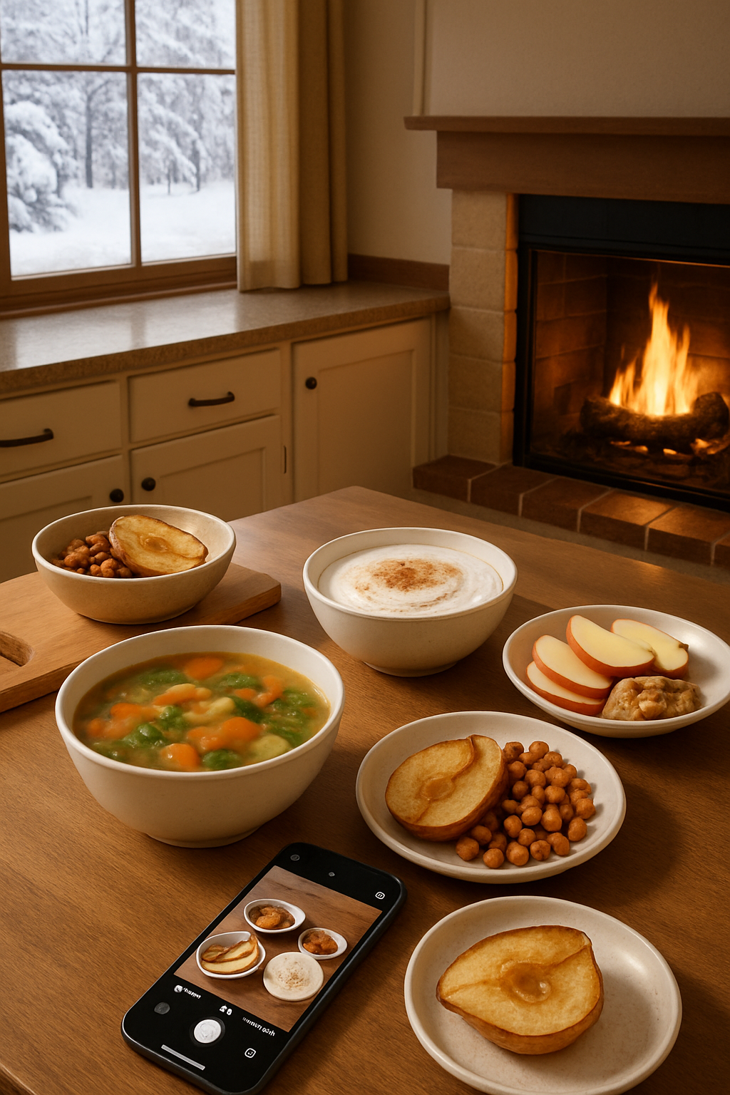 Healthy Snow Day Snacks: Your Guide to Mindful Eating with AI - SnapEat AI